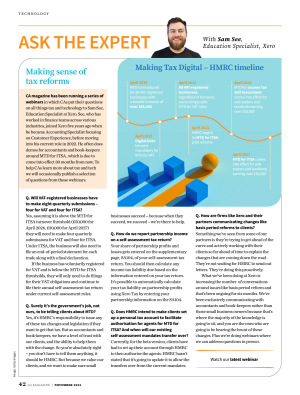 Ask the expert - CA Magazine November 2023