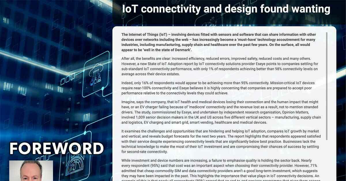 Foreword - Manufacturing and Logistics IT - October 2023